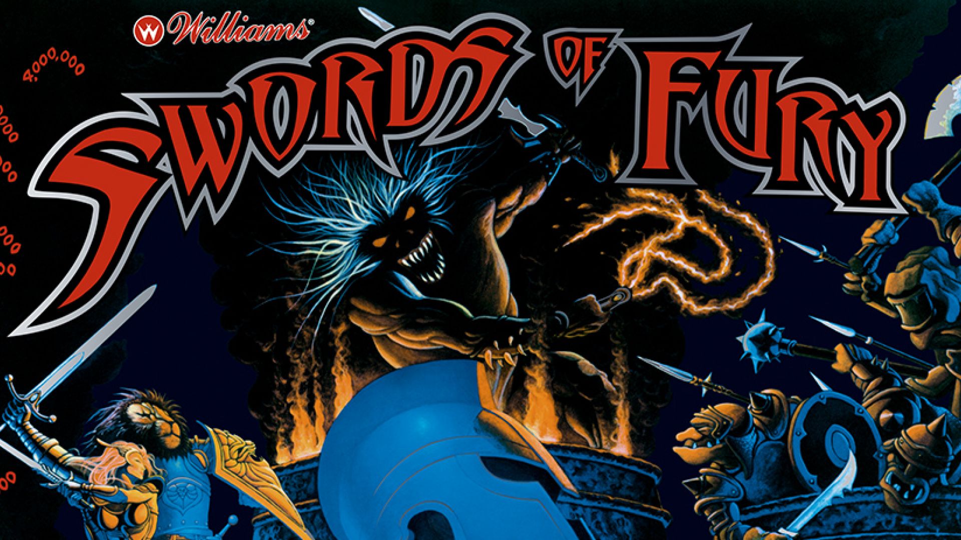 Swords of Fury: új klasszikus Williams asztal a Pinball FX kínálatában
